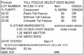 Grass Seed | University of Maryland Extension