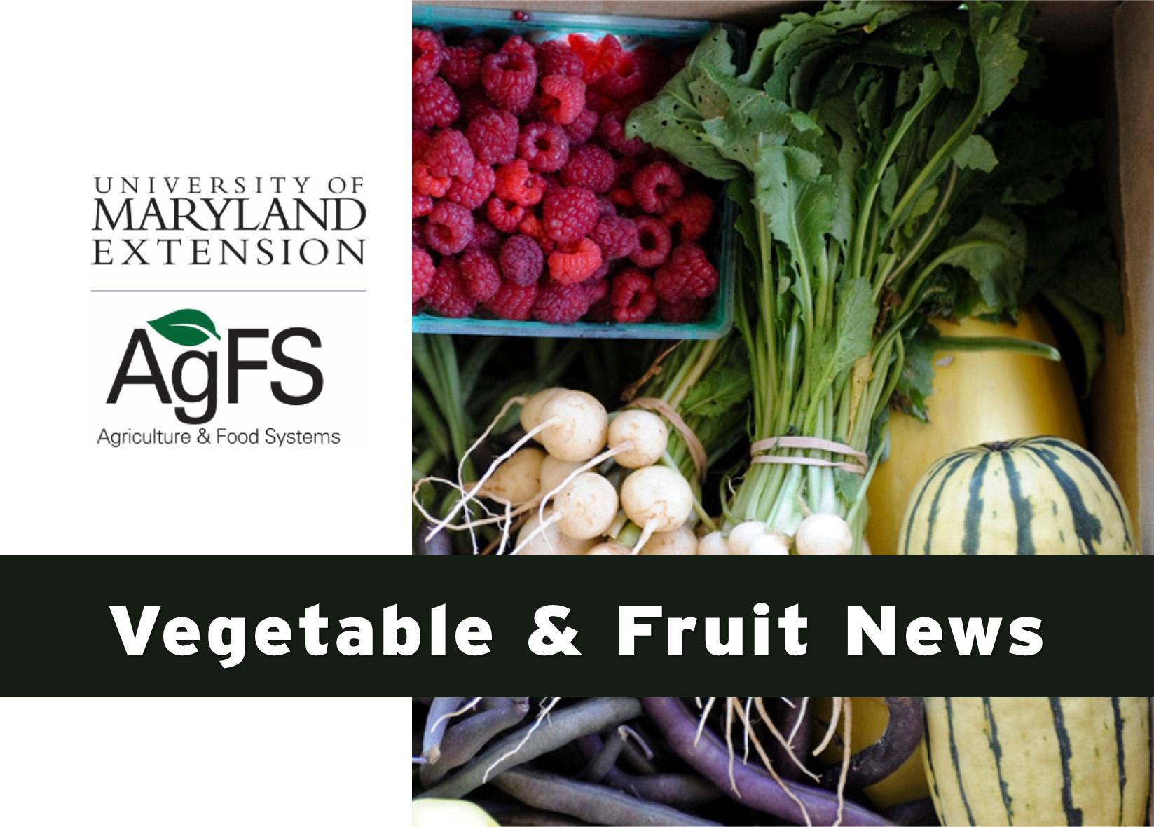 Fruit & Vegetable Production | University of Maryland Extension